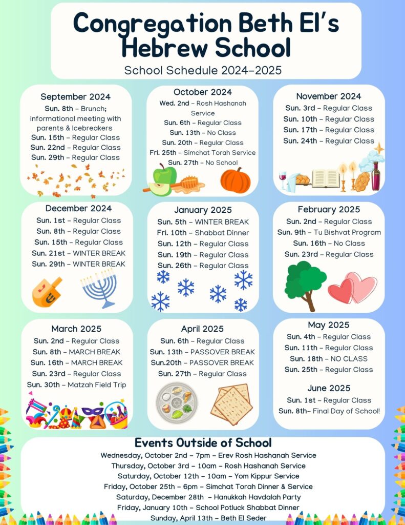 Religious School - Congregation Beth El